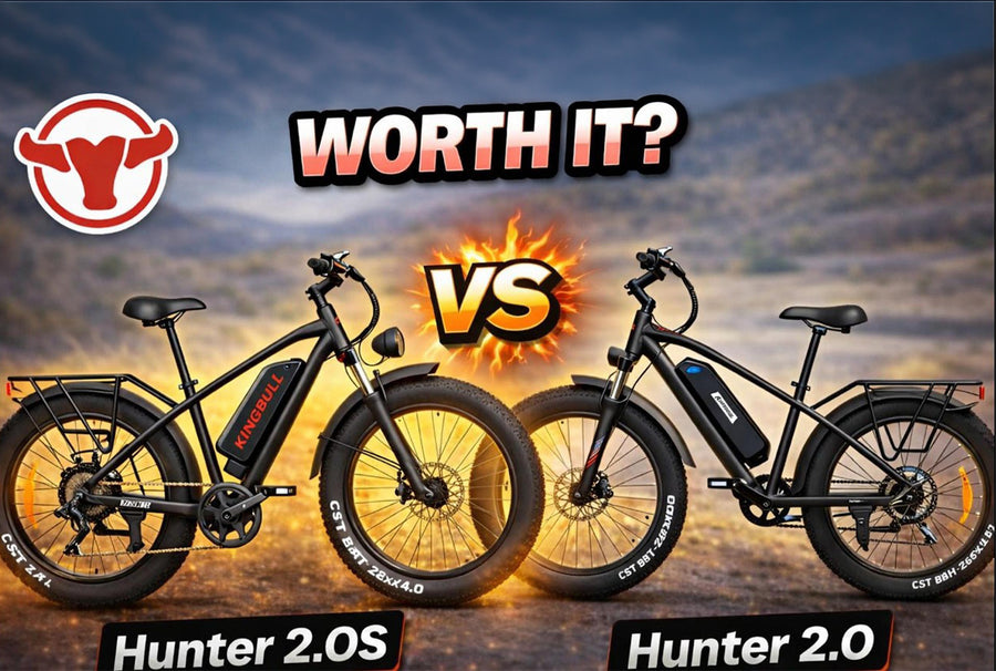 Mountain Fat Tire Electric Bike | 1300W Peak | Kingbull Hunter 2.0S ...